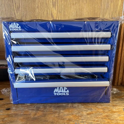 Mac Tools AOO12NOV Mini Tool Box Chest w/Locking Rolling Wheels BLUE ...