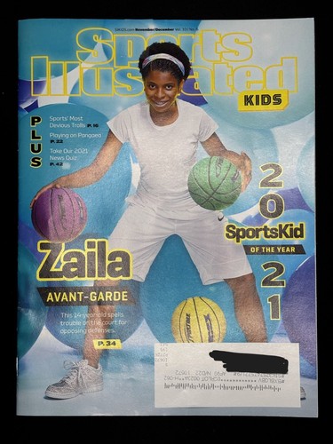 2021 CAITLIN CLARK ROOKIE Sports Illustrated for Kids Magazine 1st RC ...