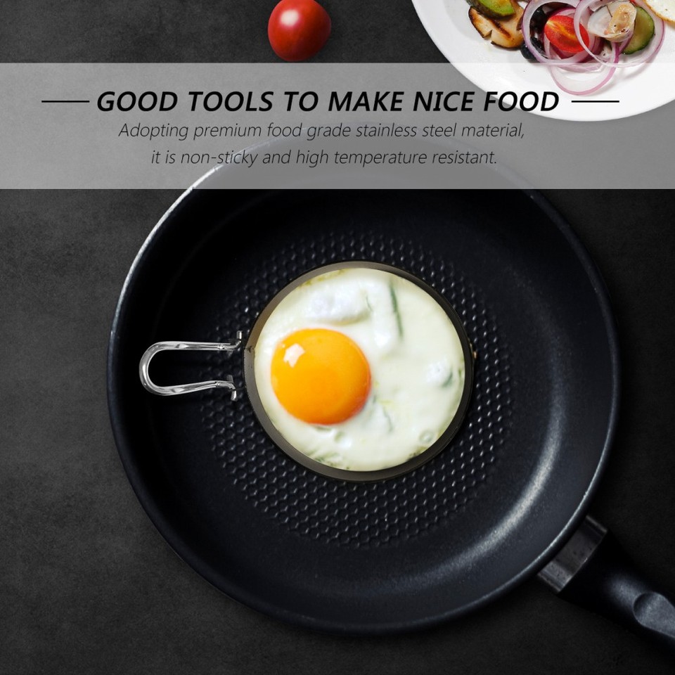 Griddle Egg Rings Omelet Nonstick Fried Mould Non-stick Maker Mold | eBay
