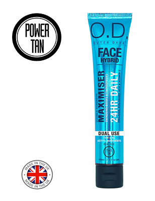 Power Tan Outer Dark Face Maximiser Daily Use Tanning Accelerator ...