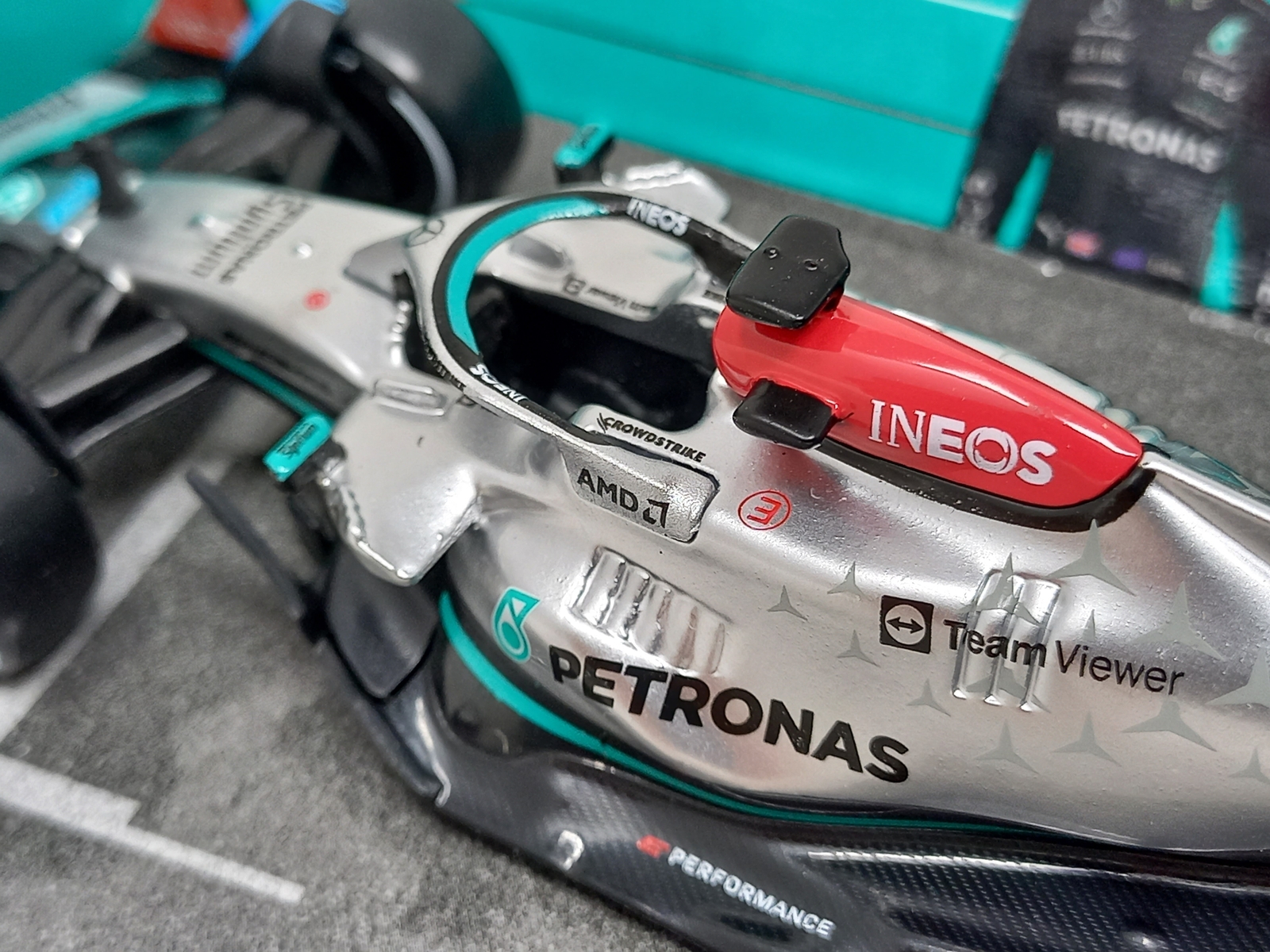 Burago Race 1:43 / Mercedes AMG F1 W13 E Performance 2022 (N.63 George ...