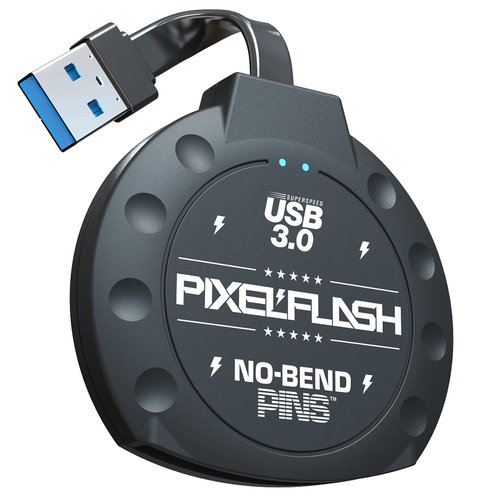 PixelFlash No-Bend Pins Compact Flash Card Reader 1” Cabled Tactical ...