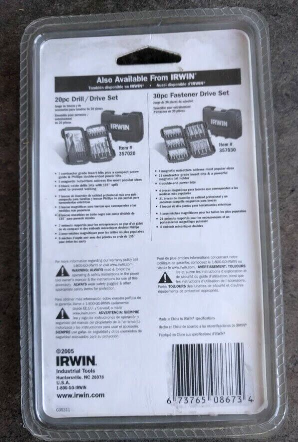 Irwin 3057013DS Magnetic Drive Guide & 13-Piece Screwdriver Bit Set | eBay