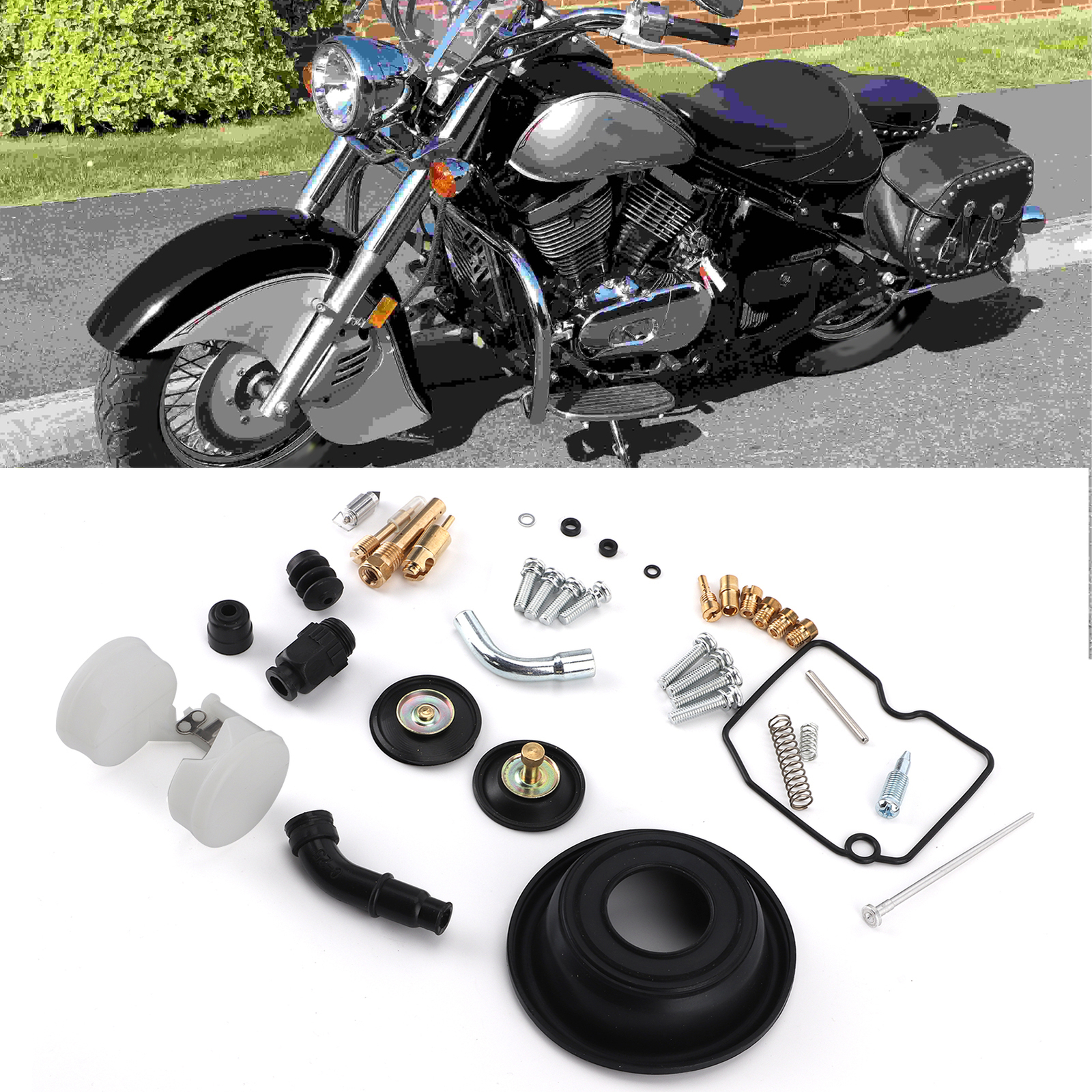 Car Motorcycle Carburetor Rebuild Kit Fix Repair Parts Part For ...