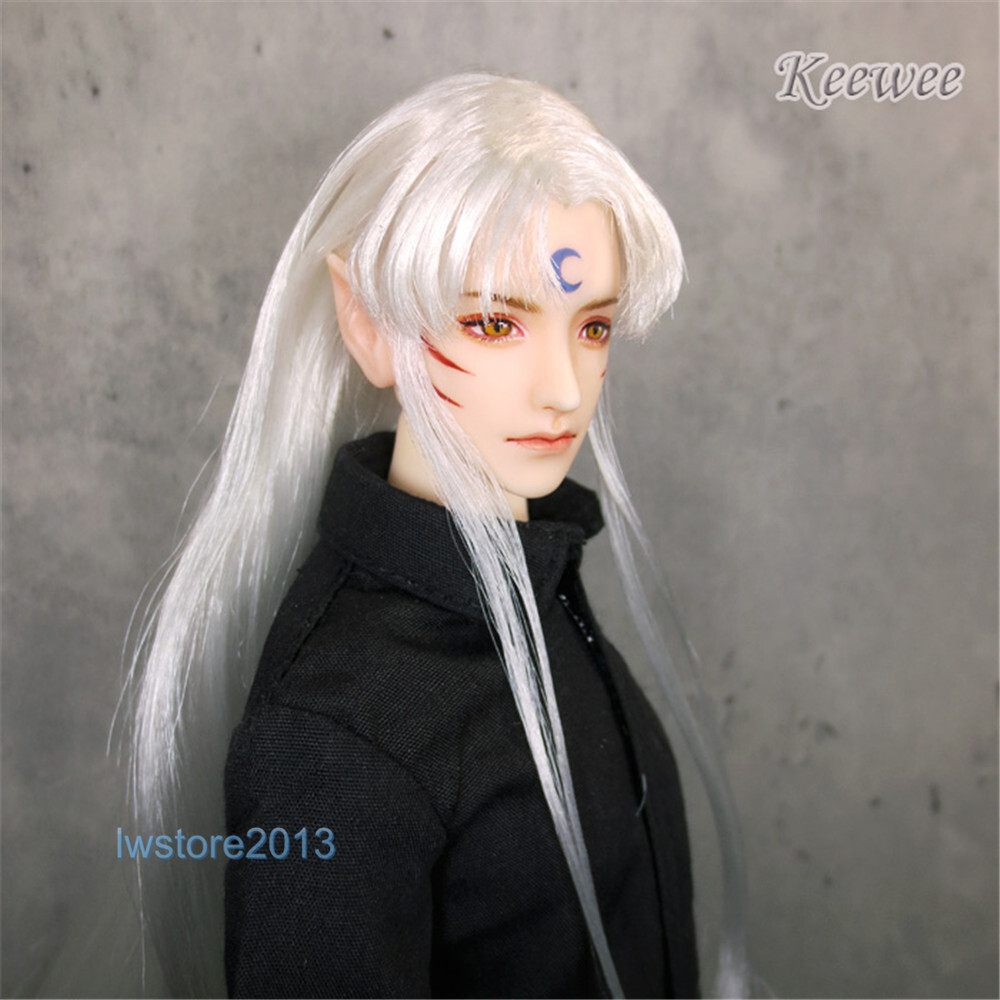 1:6 Sesshoumaru Boy Obitsu Head Sculpt Carved F 12" Male PH TBL Figure ...