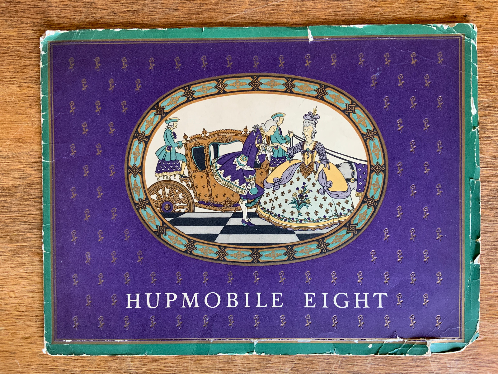 Original 1920's ? Hupmobile Eight Sales Brochure/ Inside is Very Good ...