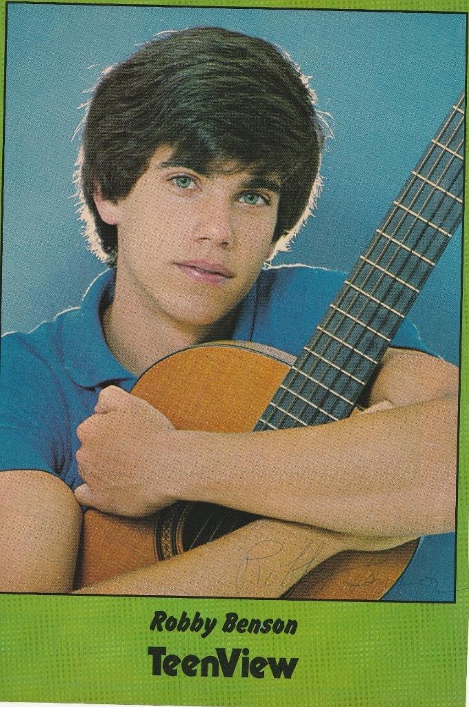 Robby Benson teen magazine pinup clipping Teen View guitar Bop Teen ...