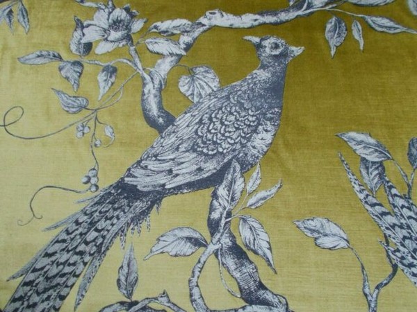 Zoffany 322657 Darnley Toile Velvet Tigers Eye Fabric for sale online ...