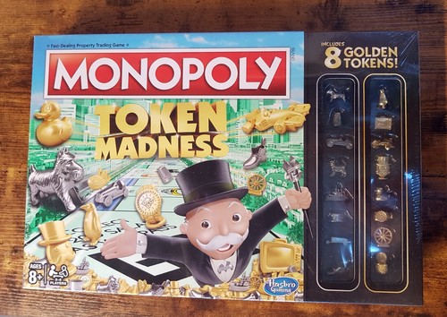MONOPOLY TOKEN MADNESS Edition (8 Golden & 8 Silver Tokens) | eBay