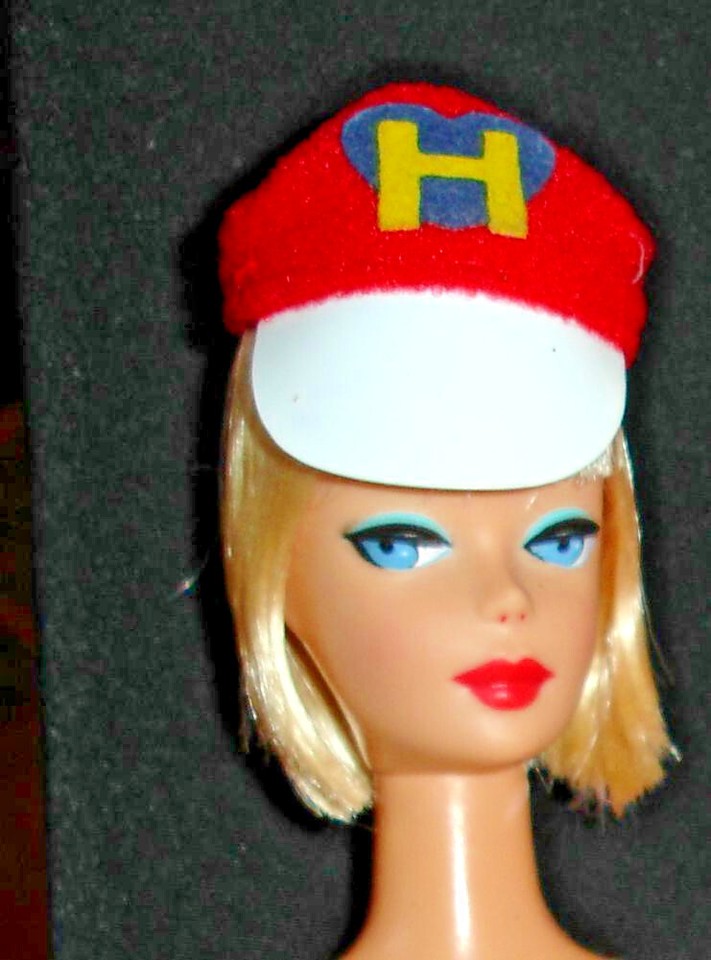 Vintage Barbie doll family hat headwear visor Heart Family California ...