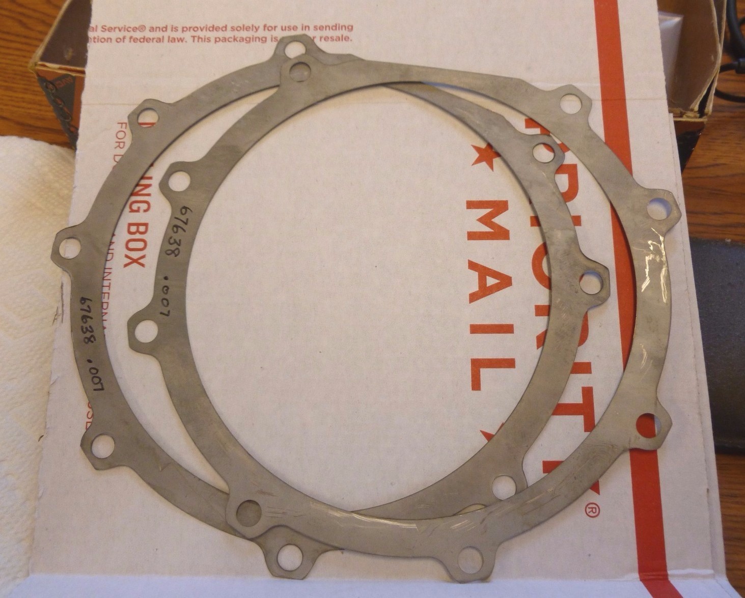 Lot of 2 NEW LYCOMING SHIM - ASSY. DRIVE ADAPTER p/n 67638 AVIATION | eBay