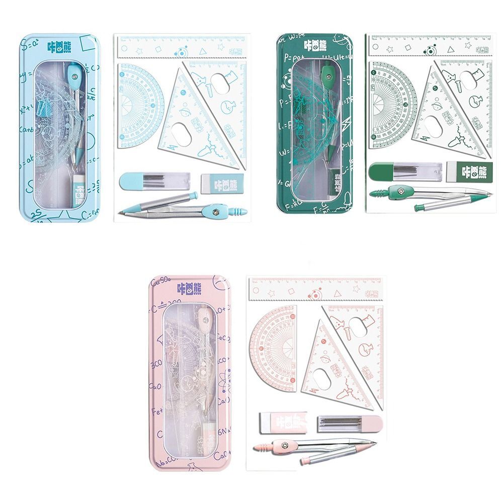 Gift Drawing Ruler Plastics Straightedge New Protractor Stationery | eBay