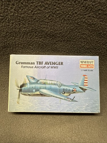 Minicraft 1/144 Grumman TBF Avenger Model Kit 14414 Factory Sealed ...