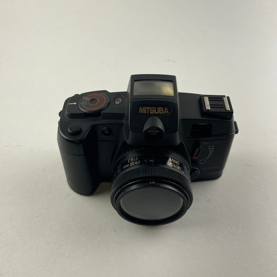 Vintage Mitsuba TC-5000 Black f=50 mm Red Eye Reduction Photography ...