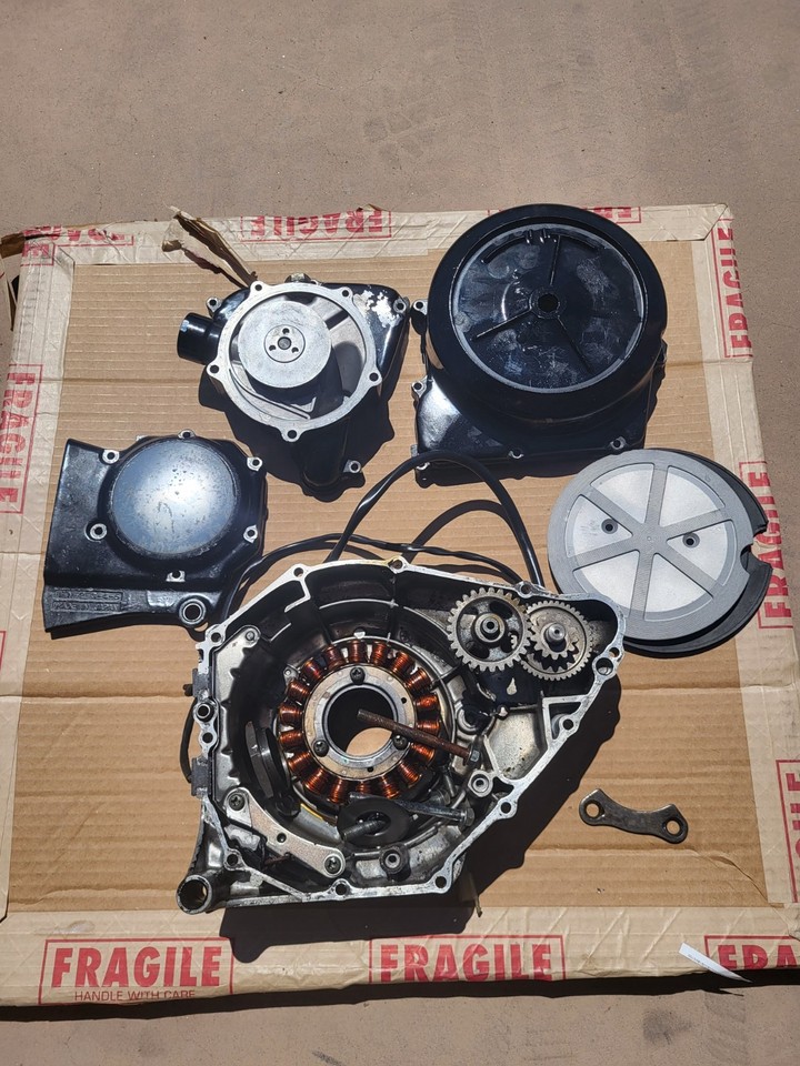 YAMAHA Vmax 1200 OEM Engine Clutch/Stator/Water Pump/ Middle Gear Cover ...