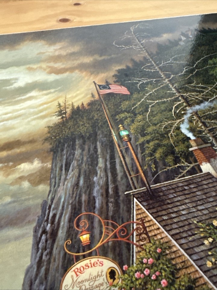 Moonlight and Roses in Olde Maine by Charles Wysocki Master’s Edition ...