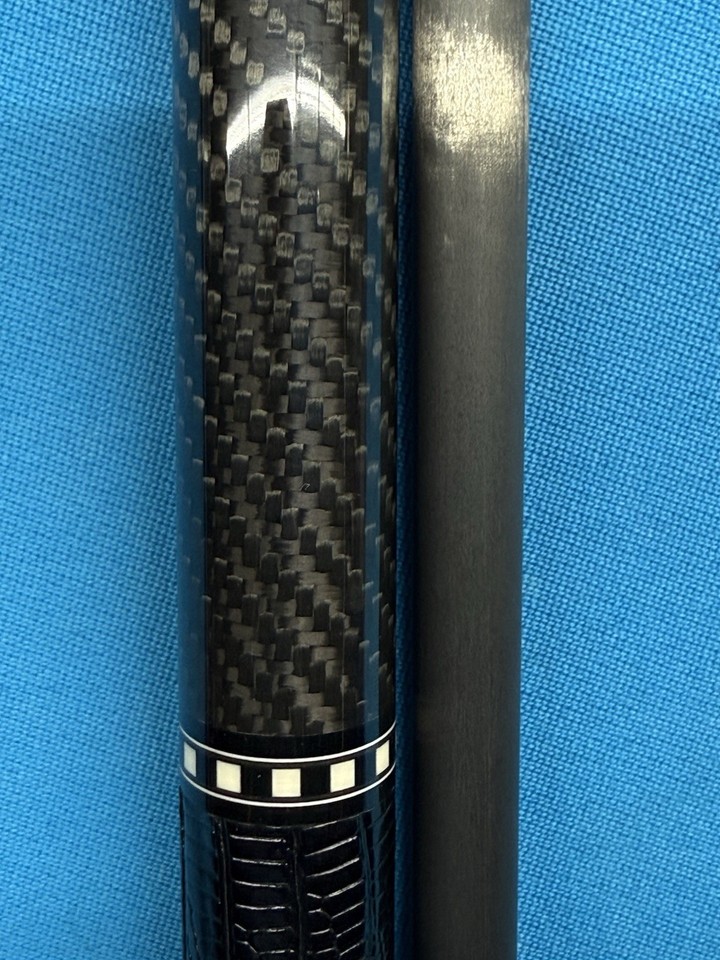 JACOBY CPC FULL CARBON CUE LEATHER WRAP 12.3MM 29" 4.0 CF SHAFT CF 8 ...