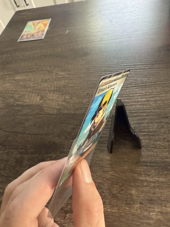 Pokémon Destined Rivals Ethan’s Adventure Full Art 221/182 Near Mint Or ...