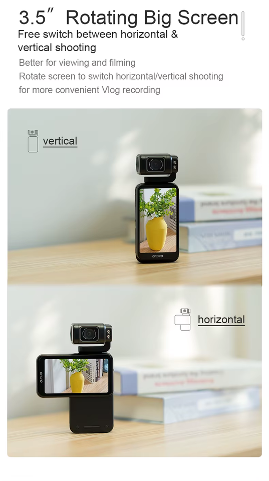 Ordro M3 Pocket Camera Digital Camcorder 5K 30FPS Free Shipping | eBay