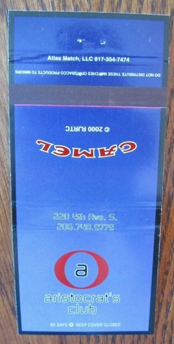CAMEL 30: ARISTOCRAT'S DANCE CLUB (SEATTLE, WASHINGTON) (2006) -F3 | eBay