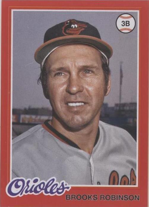 2022 Topps Archives - 1978 Topps Design Brooks Robinson #108 Red /75 ...