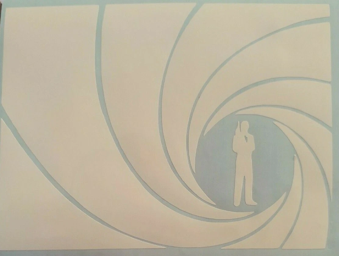 James Bond Gun Barrel Drawing
