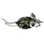 CERTIFIED 925 Sterling Silver Genuine Baltic Amber Little Mouse Brooch ...
