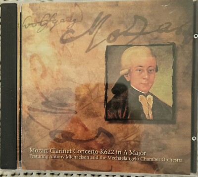 Mozart: Clarinet Concerto K622 in A Major Audio Advisor MF018 Anthony ...