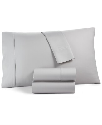 Tranquil Home Willow 1200 Thread Count Queen Sheet Set Light Grey | eBay