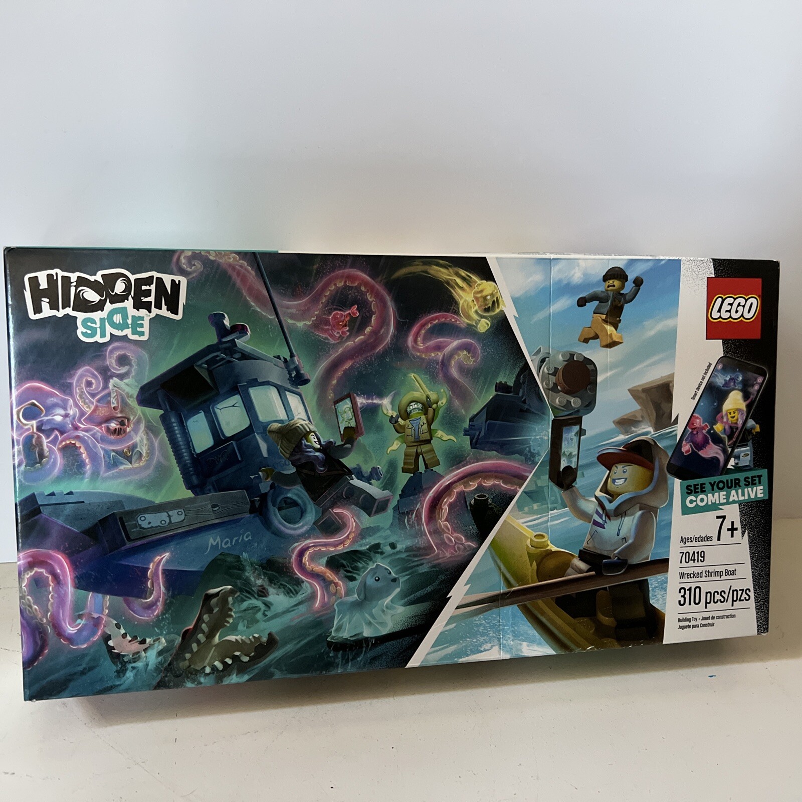 New! Lego Hidden Side 70419 Wrecked Shrimp Boat 310pcs 2019 ...