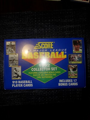 Sealed Box Of Score Major League Baseball Collector Card Set | eBay