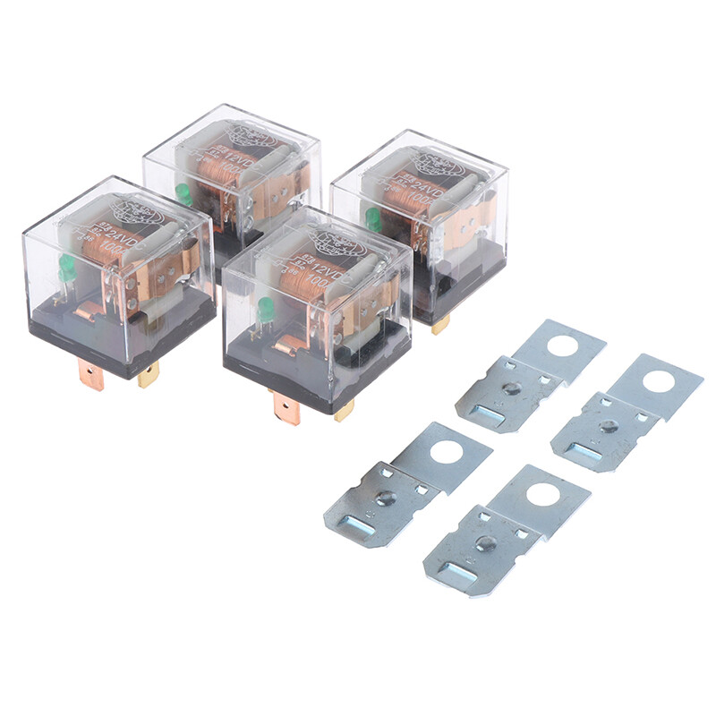 Waterproof Automotive Relay 12V/24V 100A 4Pin/5Pin SPDT Control Car ...