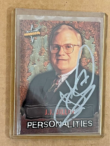 JJ DILLON AUTOGRAPH WRESTLING CARD | eBay