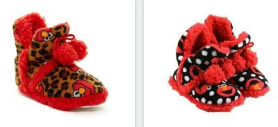 ELMO Sesame Street Toddler Girls Black or Brown Boot Slip-On Slipper ...