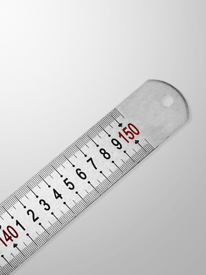 Metal Safety Craft Cutting Ruler Steel Mount Cutter Rule 1.5M 150CM ...