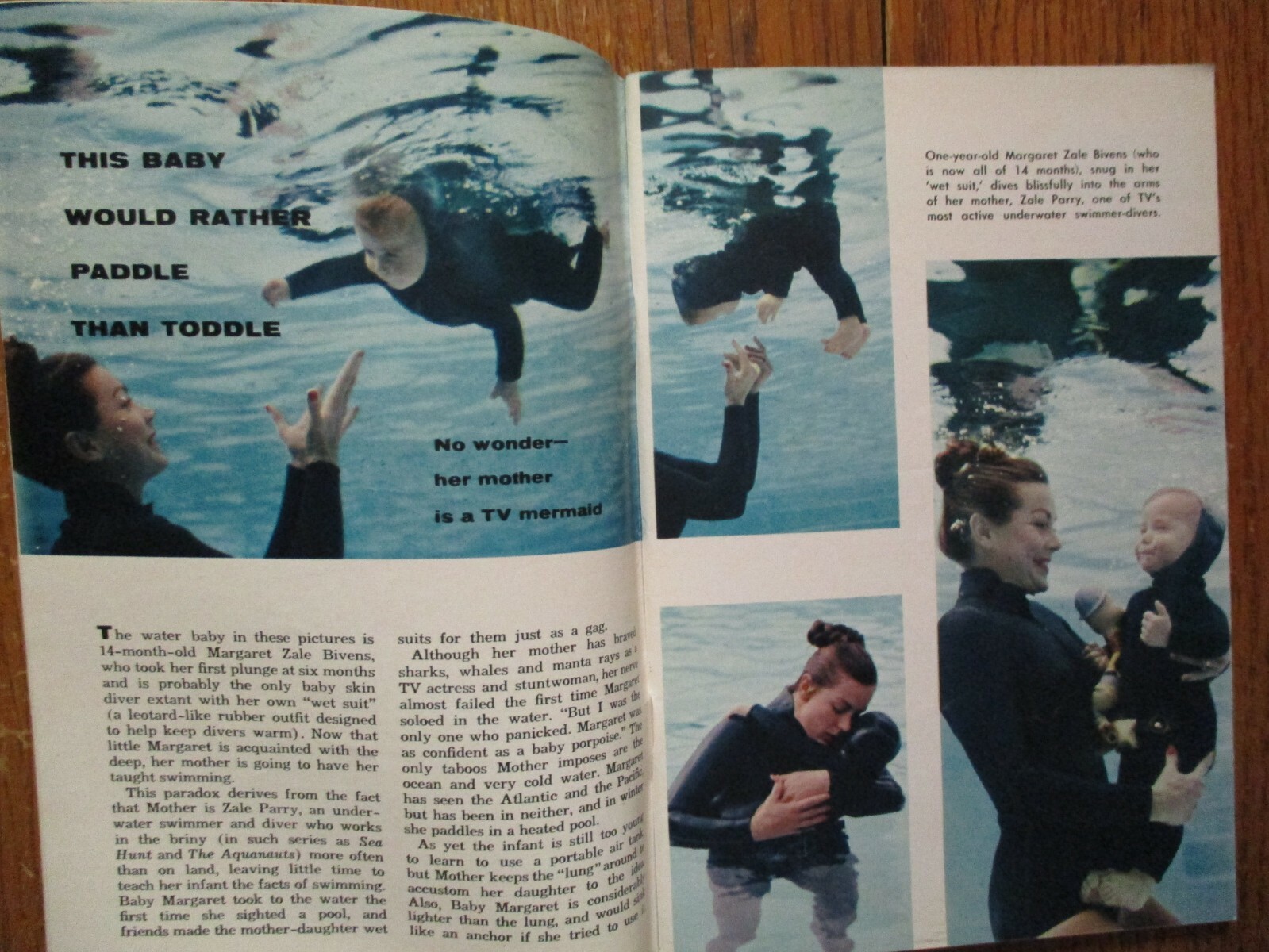 1961 TV Guide Maga(ZALE PARRY/SEA HUNT/JANET DE GORE/PERRY MASON ...