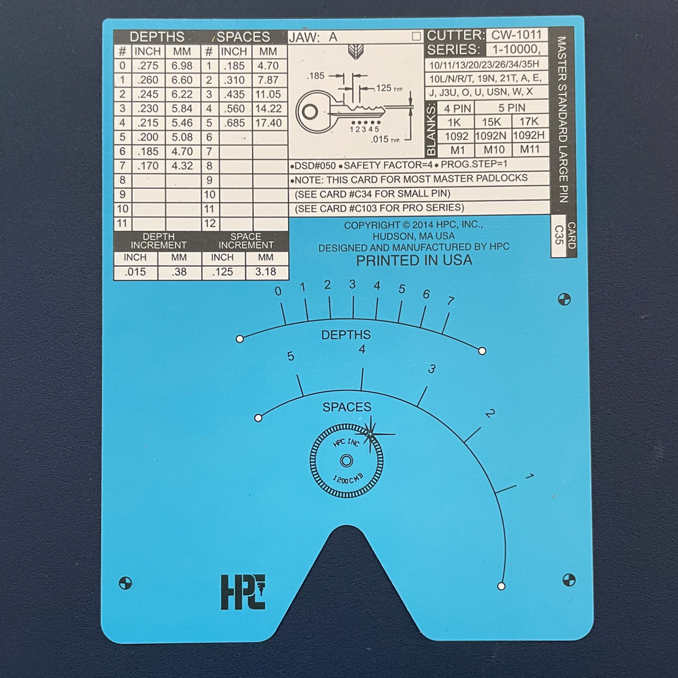 New HPC Replacement Code Cards for 1200 CMB Blitz - Free Shipping ...