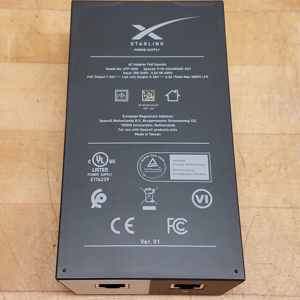 StarLink UTA-201 Internet Dish, Router:UTR-201 PN: 02530005-504/D ...