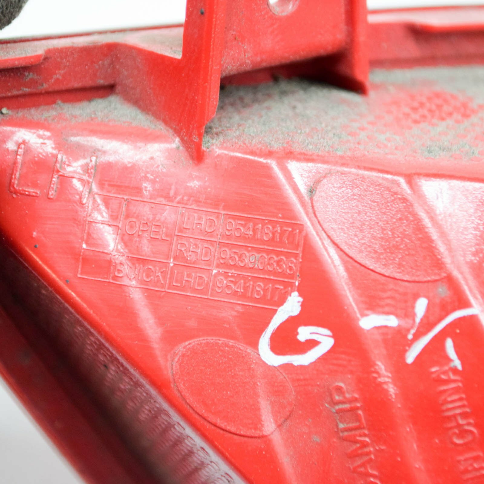 VAUXHALL MOKKA J13 Rear Bumper Left Fog Light 95390338 1.40 Petrol 2015 ...