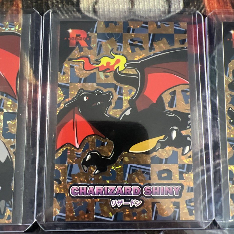 5x Charizard Card Lot - Gold Holo Box Hit - Team Rocket Database ...