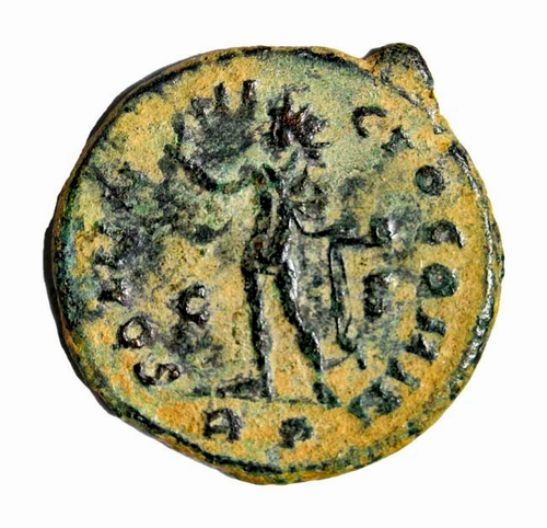 Sol God Sun Constantine I Ancient Roman Follis, Rome RP. Genuine Coin ...