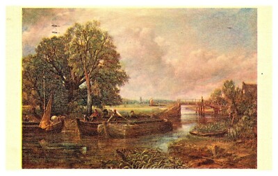 View On The Stour Near Dedham by John Constable Posted 1946 Art ...