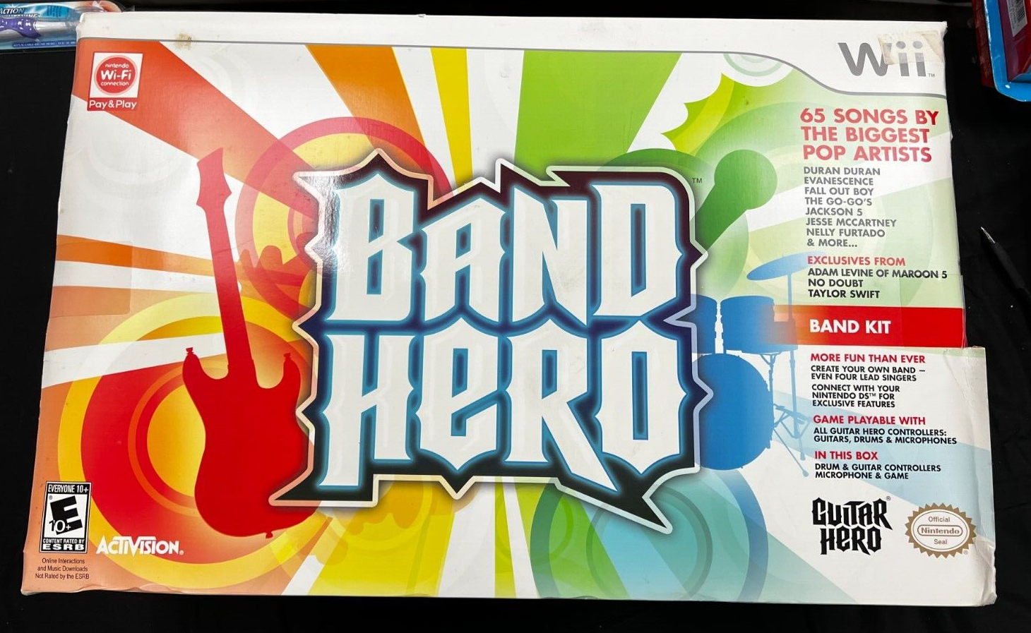 Nintendo Wii-U/Wii BAND HERO Super Bundle Set SEALED NEW RARE! | eBay