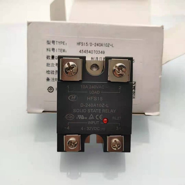 2Pcs HFS15-D-240A10Z-L Hongfa Solid State Relay Input 4-32VDC Output ...