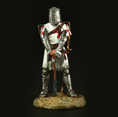 Tin soldier Collectible Templar Order Knight, 1270-1291 Crusaders | eBay