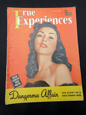 True Experiences Magazine October 1940 Romance Stories | eBay