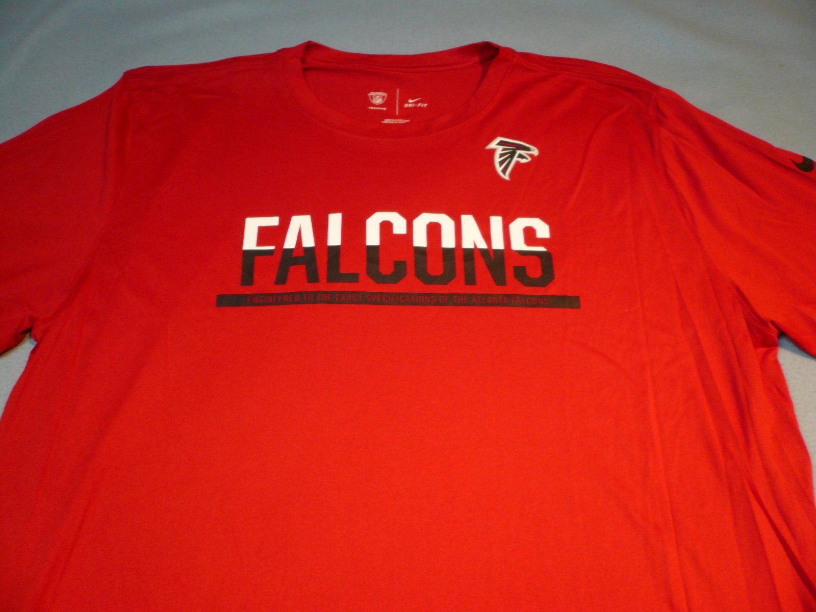 Nike Atlanta Falcons Sideline 2XL BRAND NEW shirt Long Sleeve dri fit ...