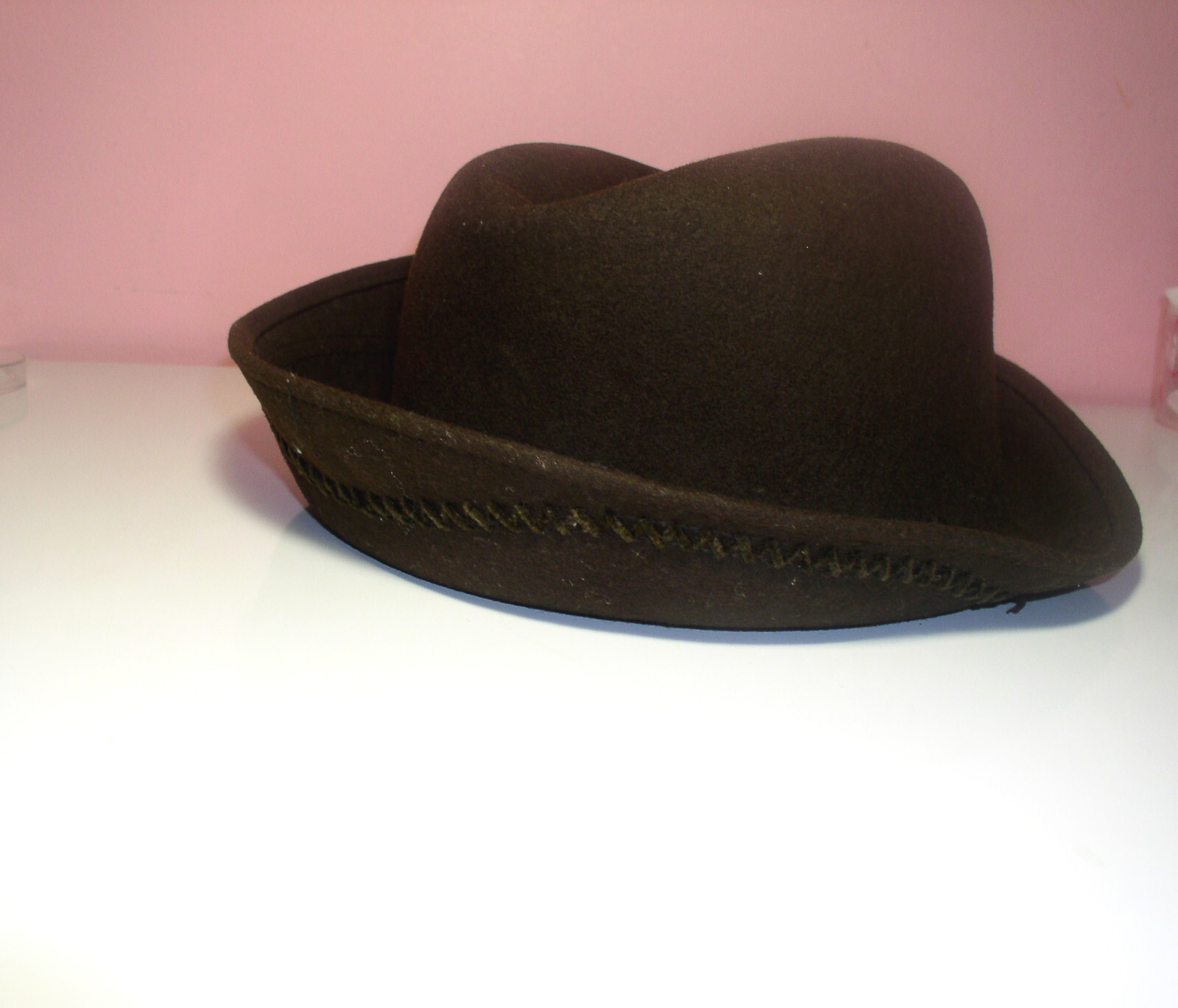 Vintage Jennifer Moore Brown Cloche Hat Nice Design 1… - Gem