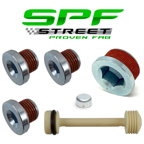 LS Engine Block Coolant Drain & Oil Galley Plugs Kit With Barbell 4.8L ...