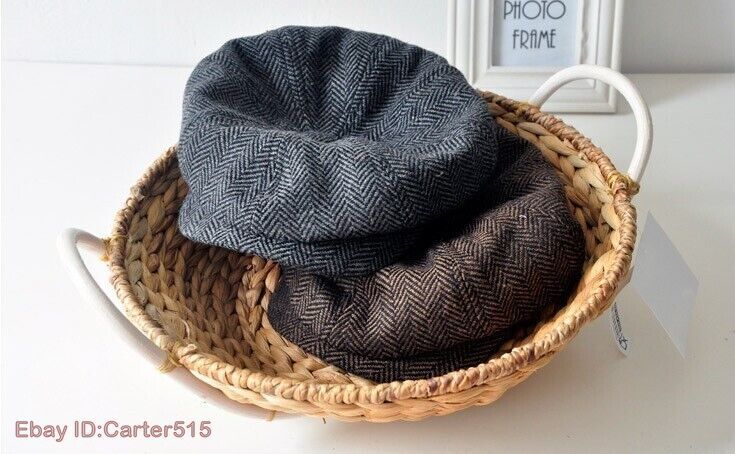 NEW Men Newsboy Cap 100% Cotton Twill Summer Gatsby Beret Driving ...